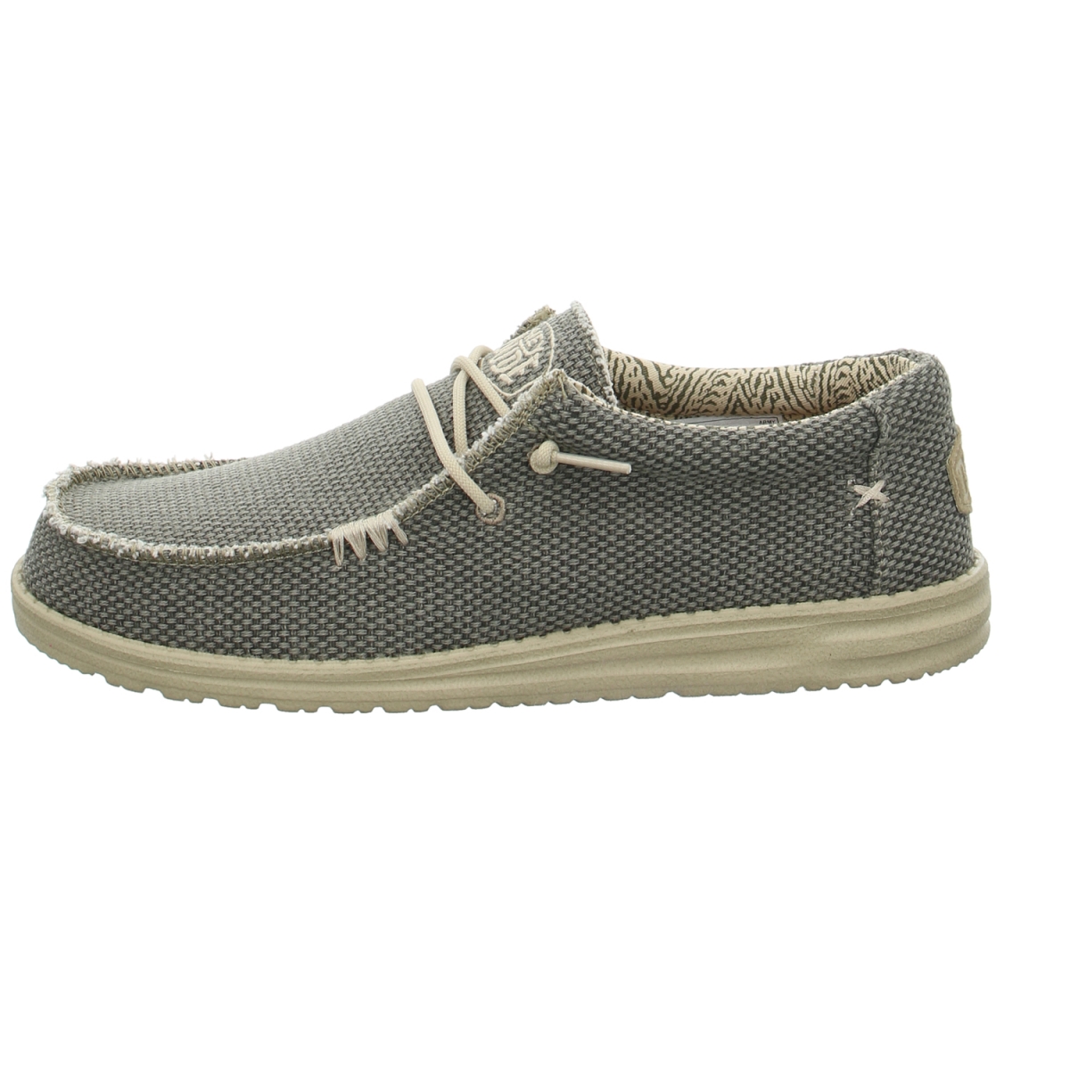 Hey Dude Herren Schnürschuhe - 40003-ARMY WALLY BRAIDED ...